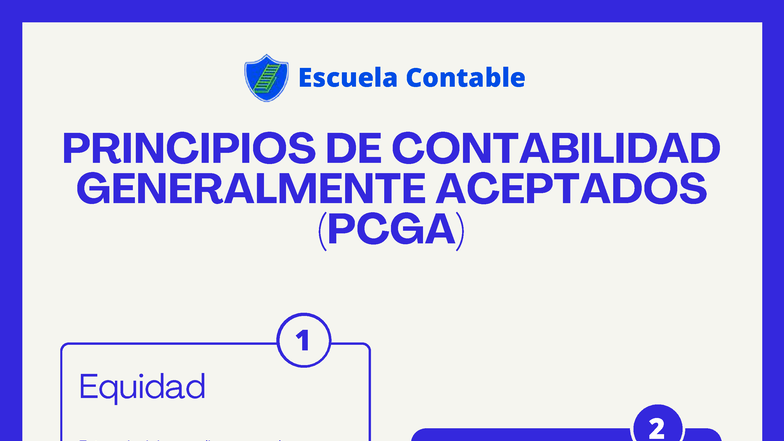 Principios de Contabilidad Generalmente Aceptados (PCGA) - Resumen ...