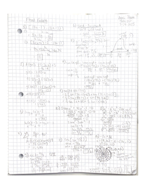 [Solved] show me the answer - Intermediate Algebra (MAT 115 ) - Studocu