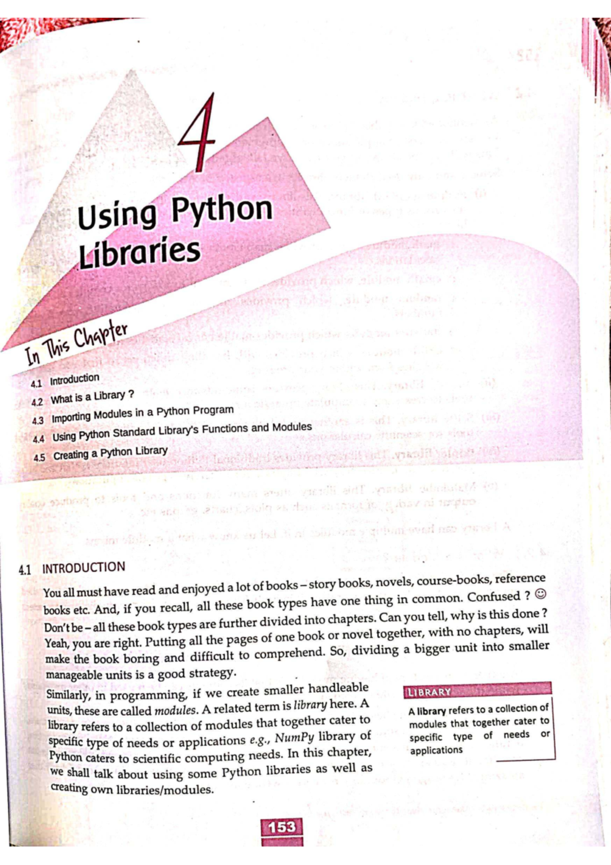 Using Python Libraries: Chapter 4 (CS101) - Studocu