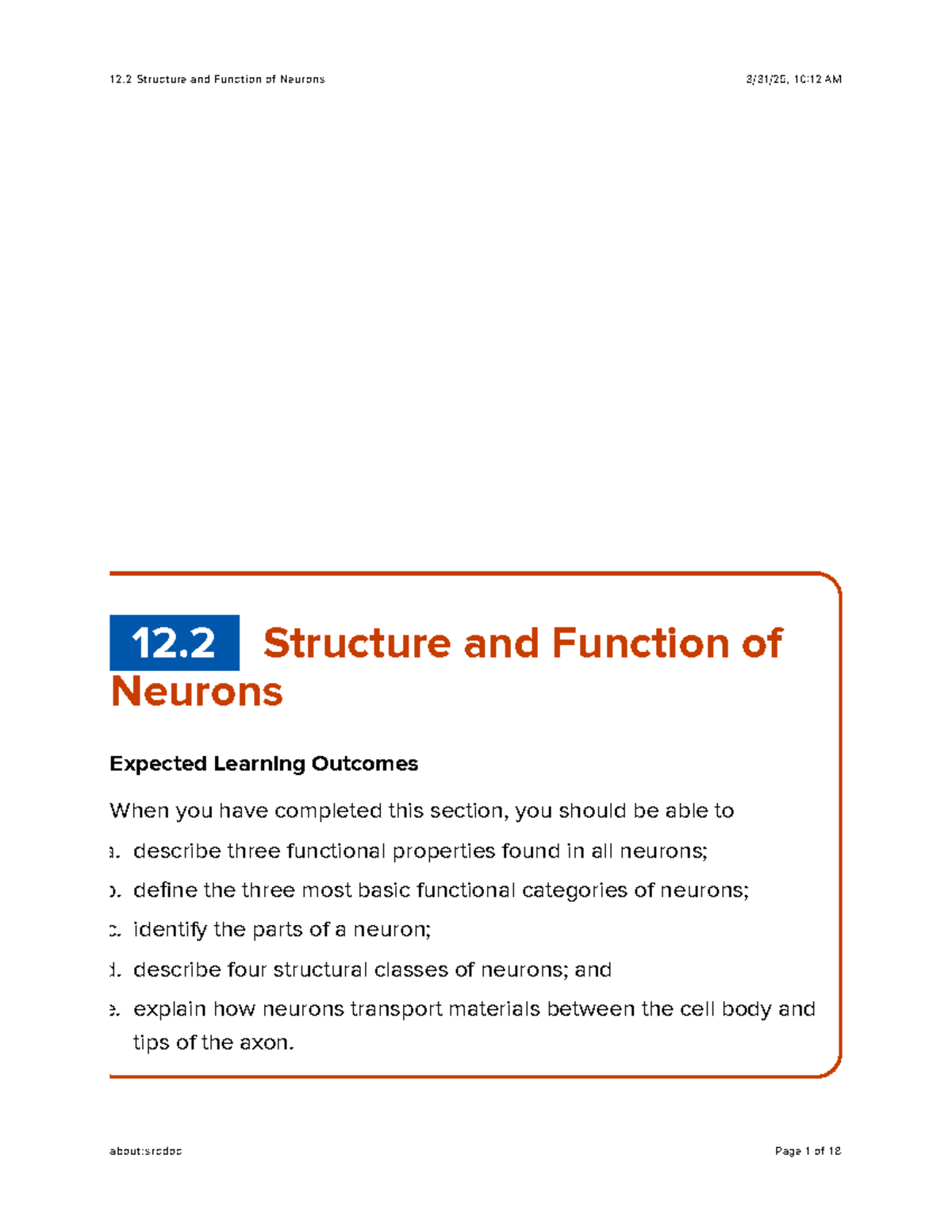 Anatomy of Neurons: Structure, Function & Transport Insights (Bio 101 ...