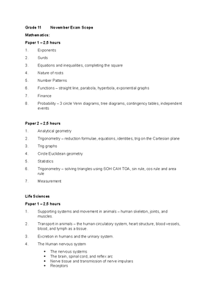 KZN STEP Ahead LIFE Sciences Grade 11 Solutions - STEP AHEAD SOLUTIONS ...