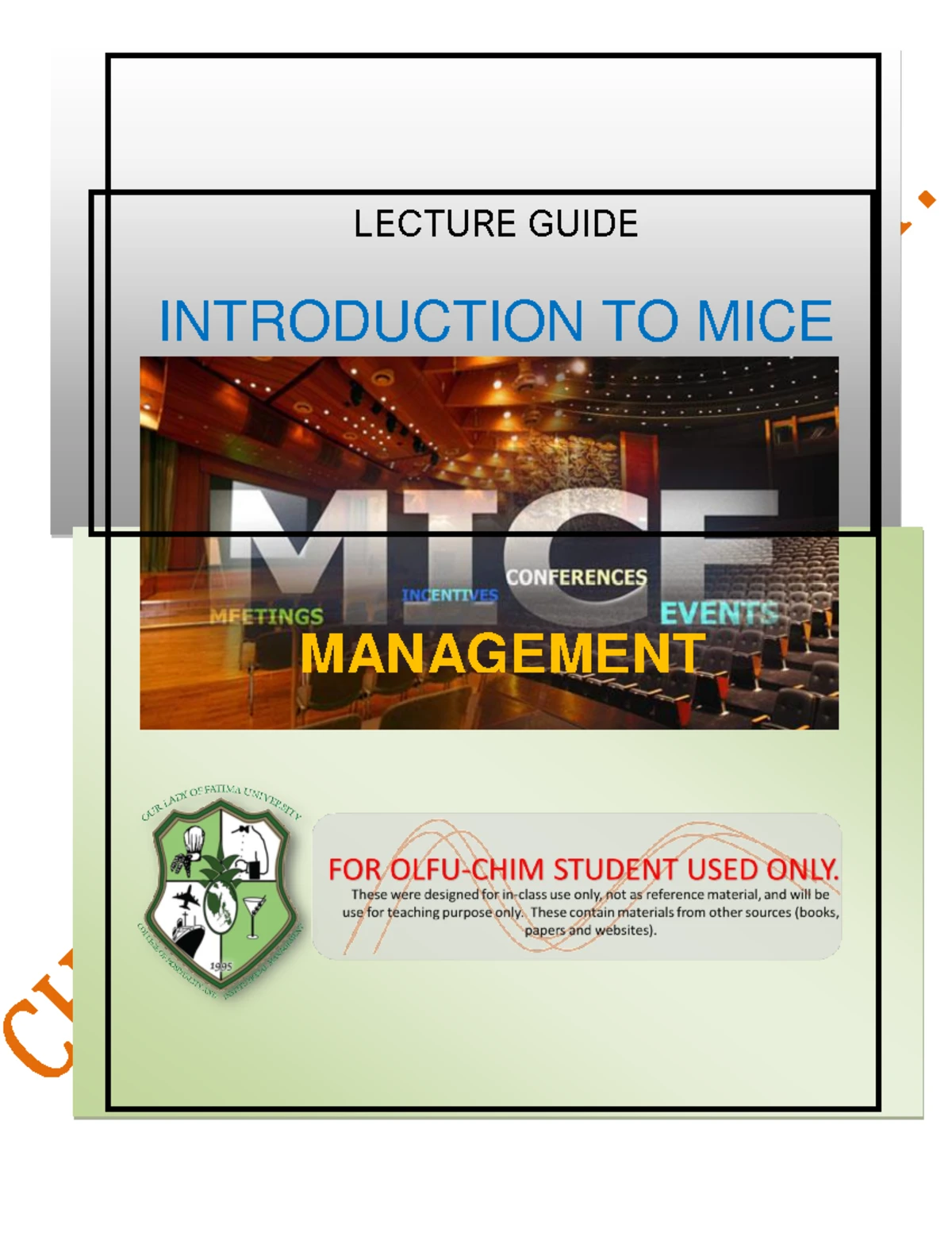 Event Program FLOW: Launch Event Schedule and Activities - Studocu