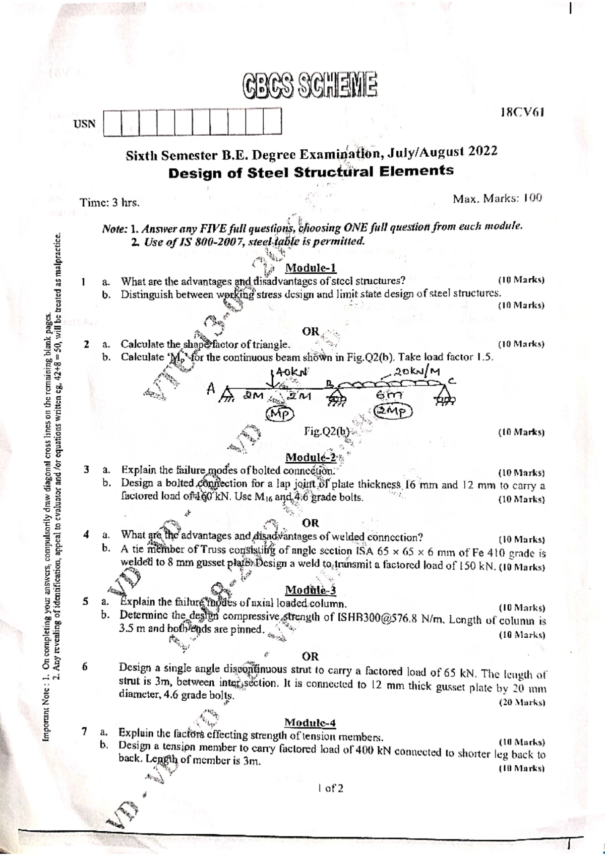III IV SEM Civil Scheme Syllabus - MYSORE UNIVERSITY SCHOOL OF ...