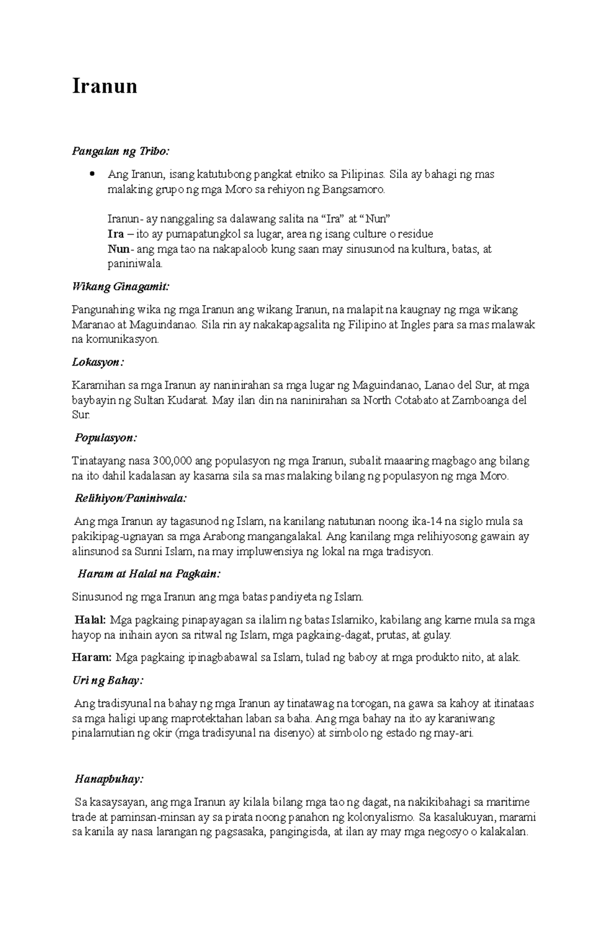 Iranun Ethnic Group Overview and Cultural Insights in the Philippines ...