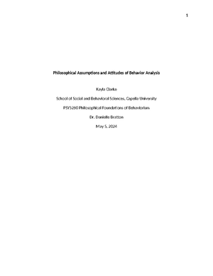 [Solved] How does a behavior analytic approach differ from other fields - Philosophical ...