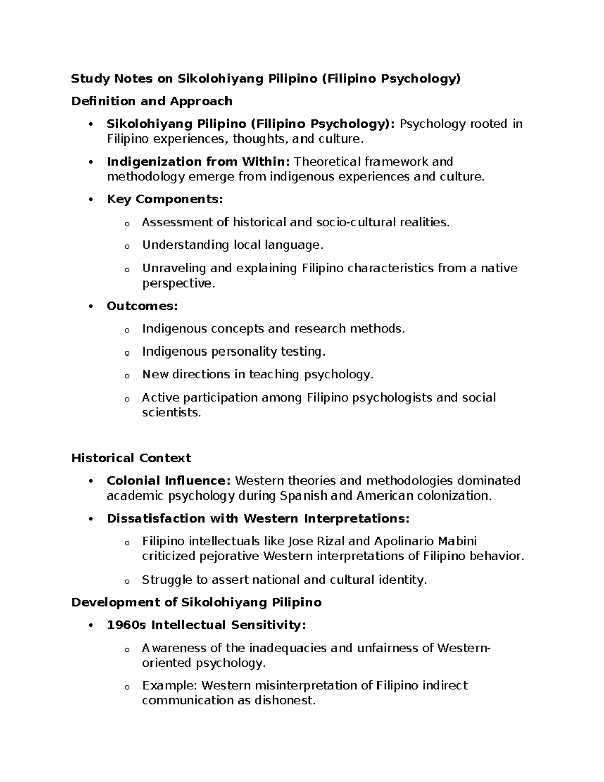 Understanding Loob: The Indigenization Process in Filipino Psychology ...