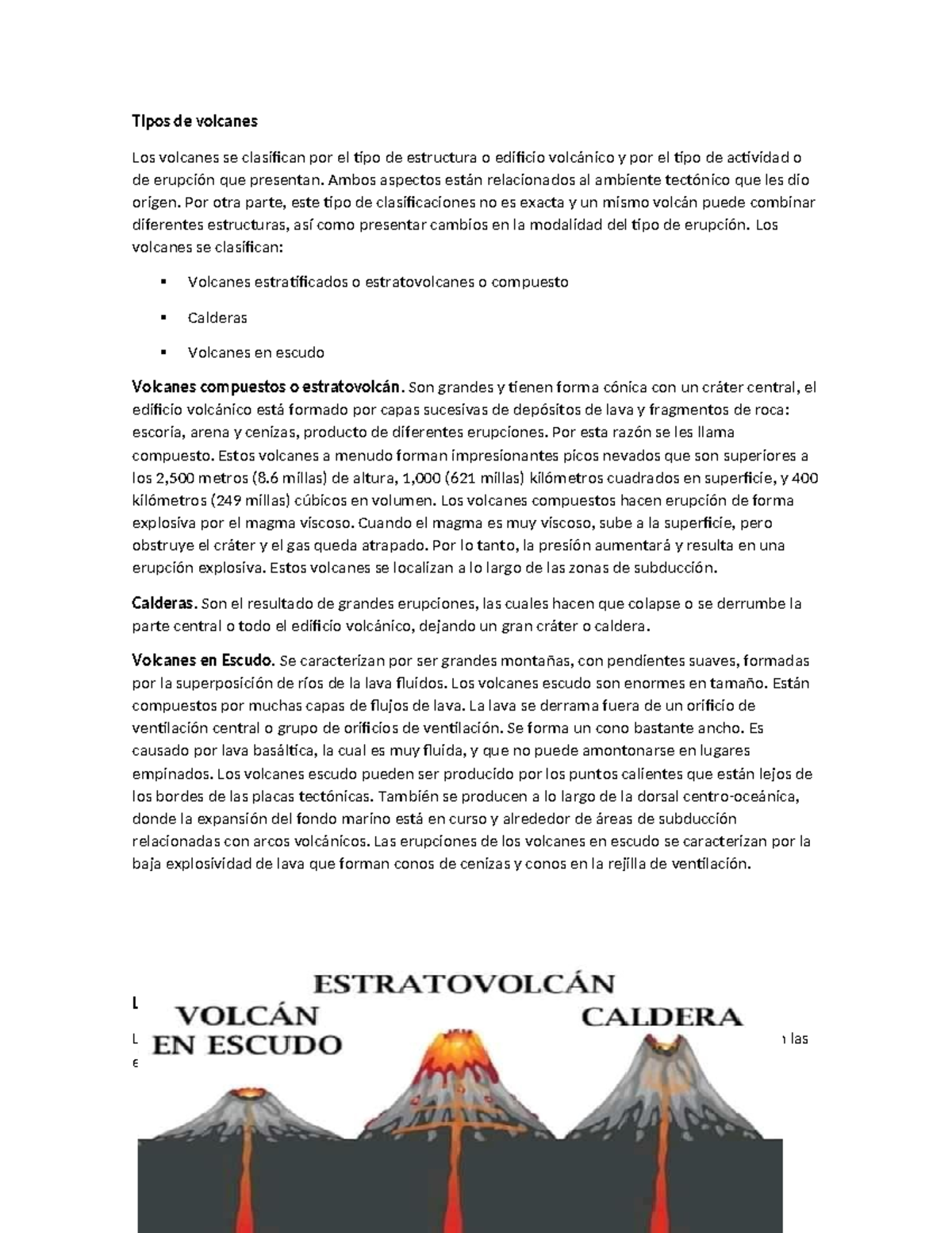 Tipos de volcanes y sus características: Clasificación y erupciones ...