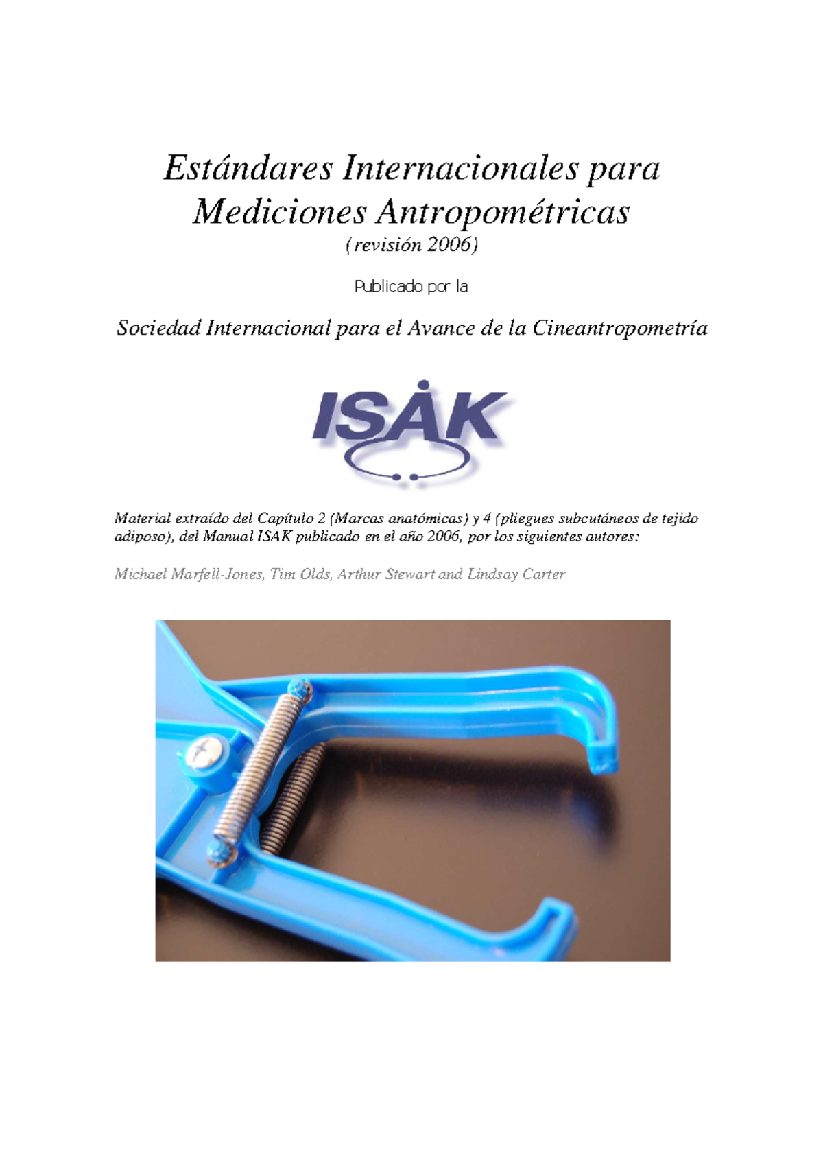 ISAK Anatomical Landmarks - Anthropometric Measurements Guide - Studocu