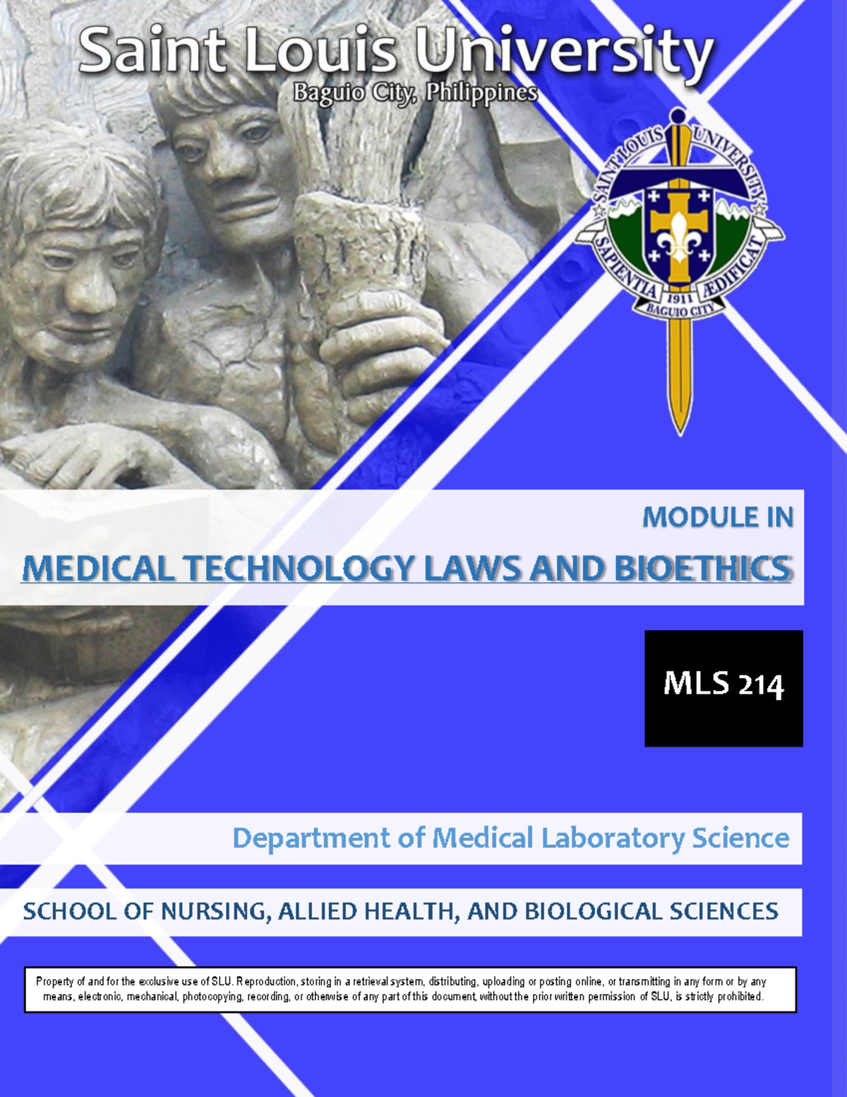 MLS 214 Module on Medical Technology Laws and Bioethics - Studocu