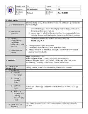 Lesson Plan duration of interaction - 124 Lesson Planner PH (5Es) Standard AISmarter AI Simply ...