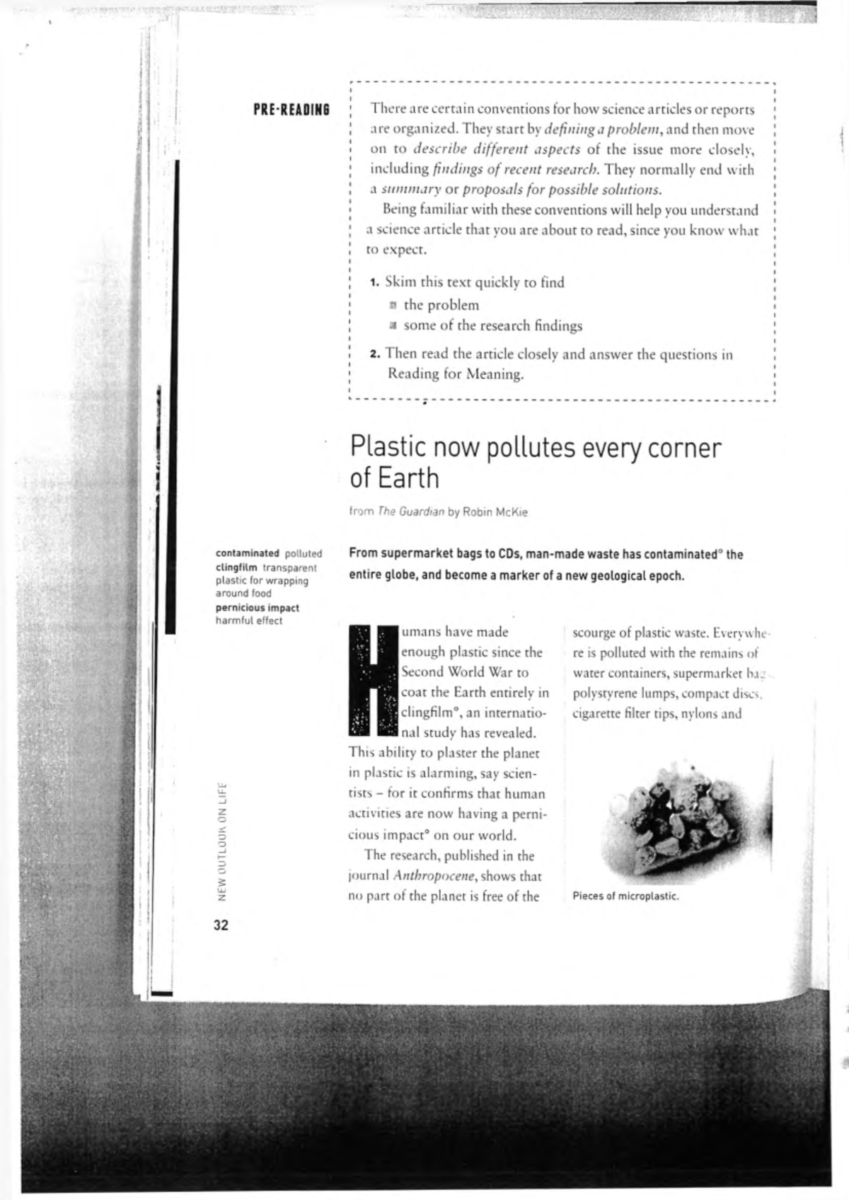 Science Article Analysis: Plastic Pollution and the Anthropocene - Studocu