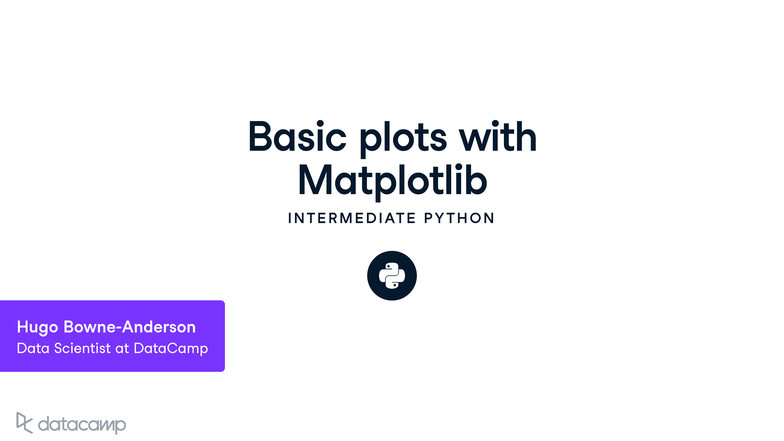 Basic Plots with Matplotlib: Case Study for INTERMEDIATE PYTHON - Studocu