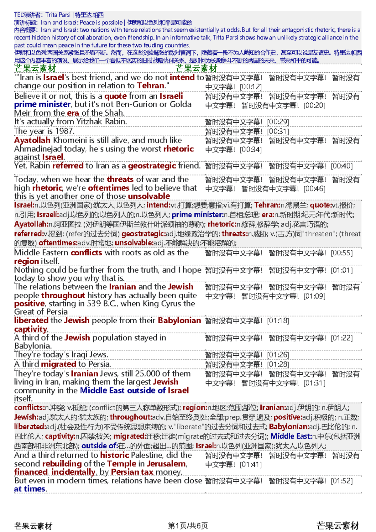 Trita Parsi 2013: Exploring Iran-Israel Relations and Peace ...