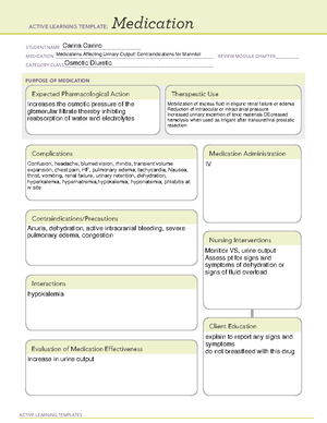 Oxybutynin ATI MEDICATION TEMPLATE - ACTIVE LEARNING TEMPLATES ...