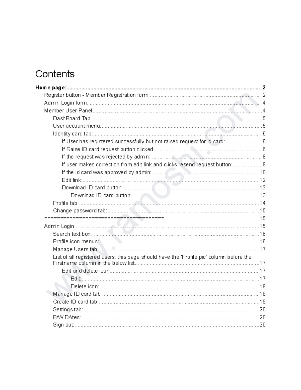 ID Card Management System - Project Practice Documentation - Studocu