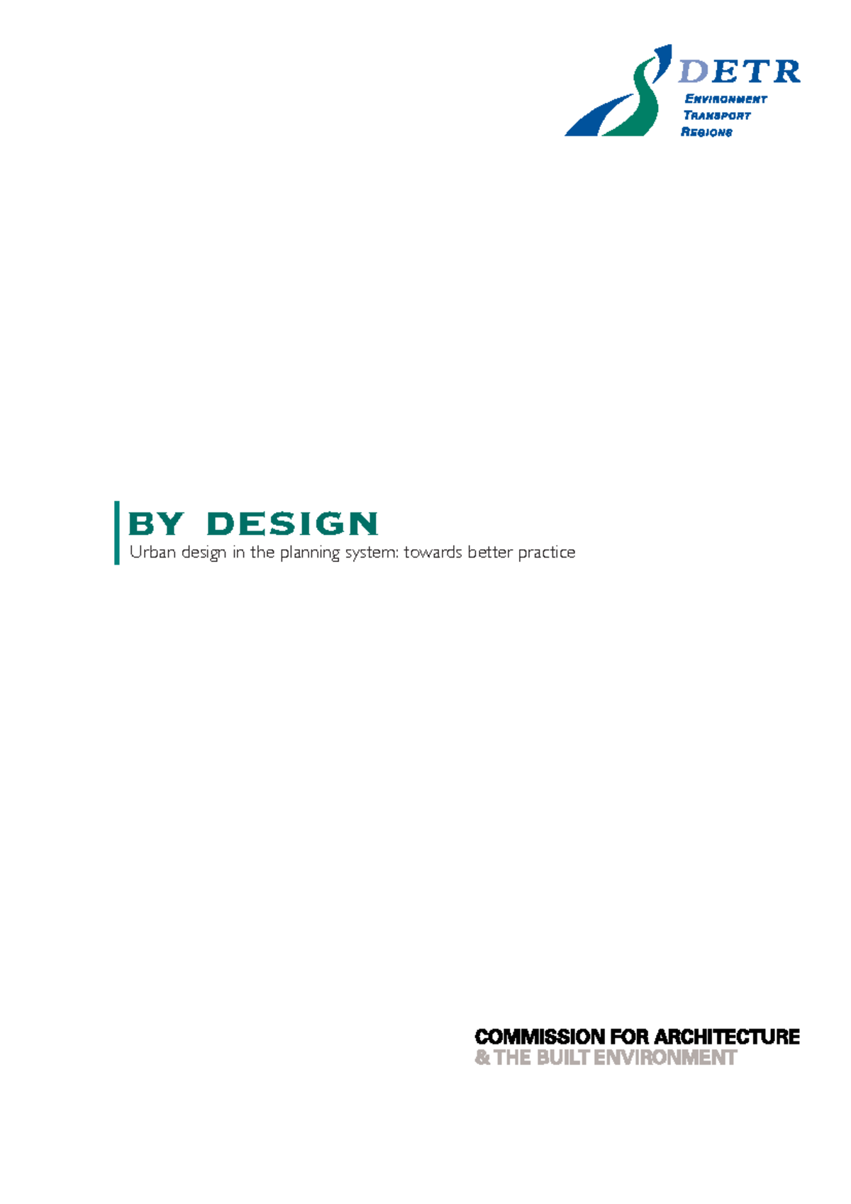 Urban Design Standards: A Guide for Better Planning Practice - Studocu