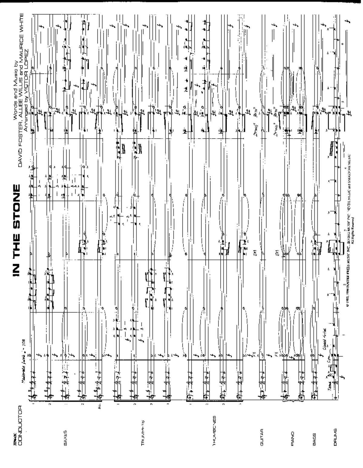 Pdfcoffee - gajag - JE9642C IN THE STONE Words and Music CONDUCTOR ...