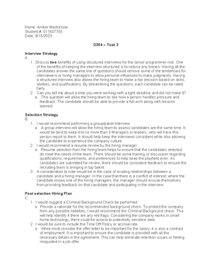 D354 Task 2 Final - Student ID: VFM1 Task 2 Training Needs Assessment A ...