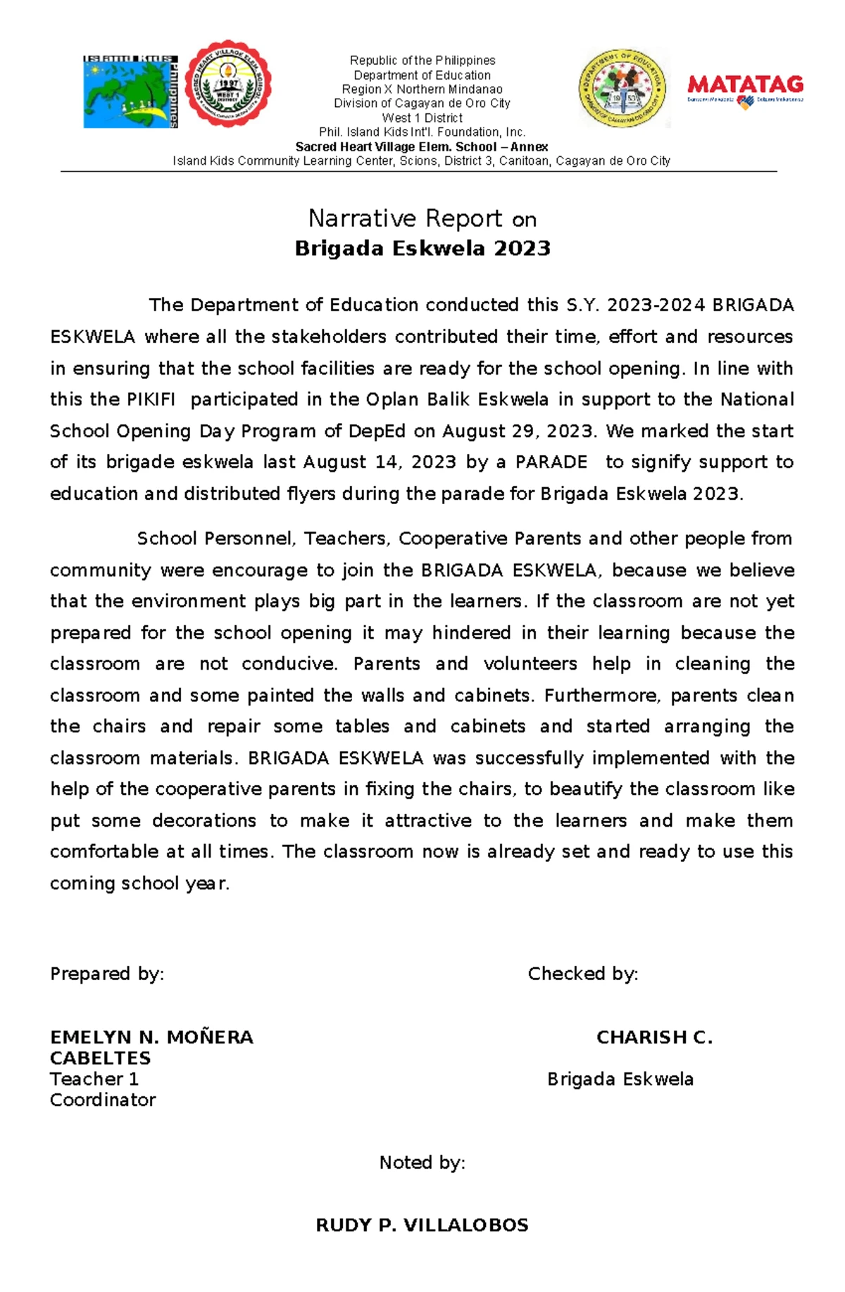 OIC-MEMO: Designation Order for Officer-in-Charge Responsibilities ...