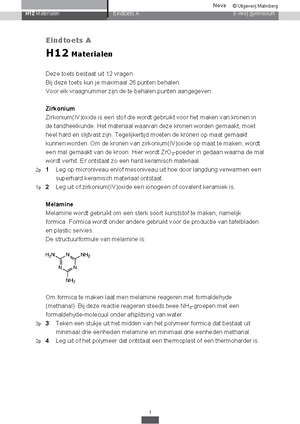 Hoofdstuk 6 Scheikunde - § 6 Alkanen: Algemene formule luidt als volgt ...
