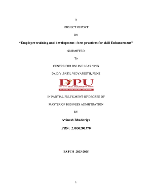 PPT DY Patil Schelude Assigment - DY PATIL ACHIEVE DEEMED TO BE ...