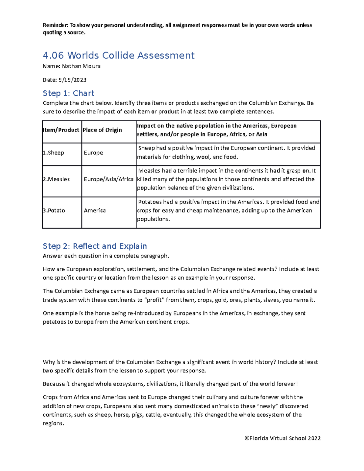 Worlds collide wh Nathan Moura - Reminder: To show your personal ...