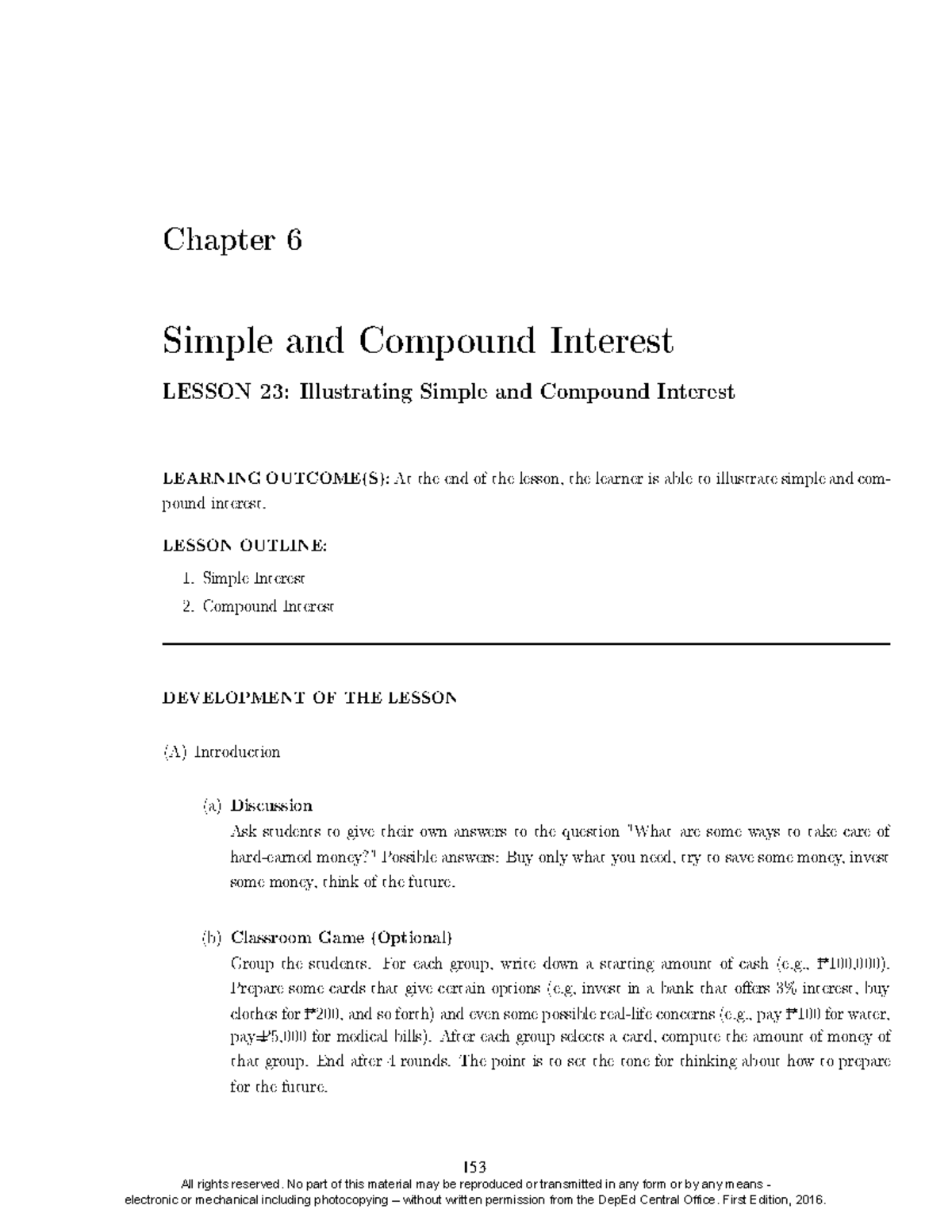 SHS- General- Mathematics- Simple Compound Interest - Chapter 6 Simple ...