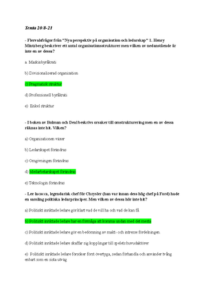 [Solved] Hur bygger man upp en personlig reflektion och slutsats som ...