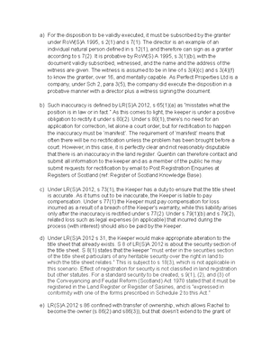 Lecture Notes on the Requirements of Writing (Scotland) Act 1995 and ...