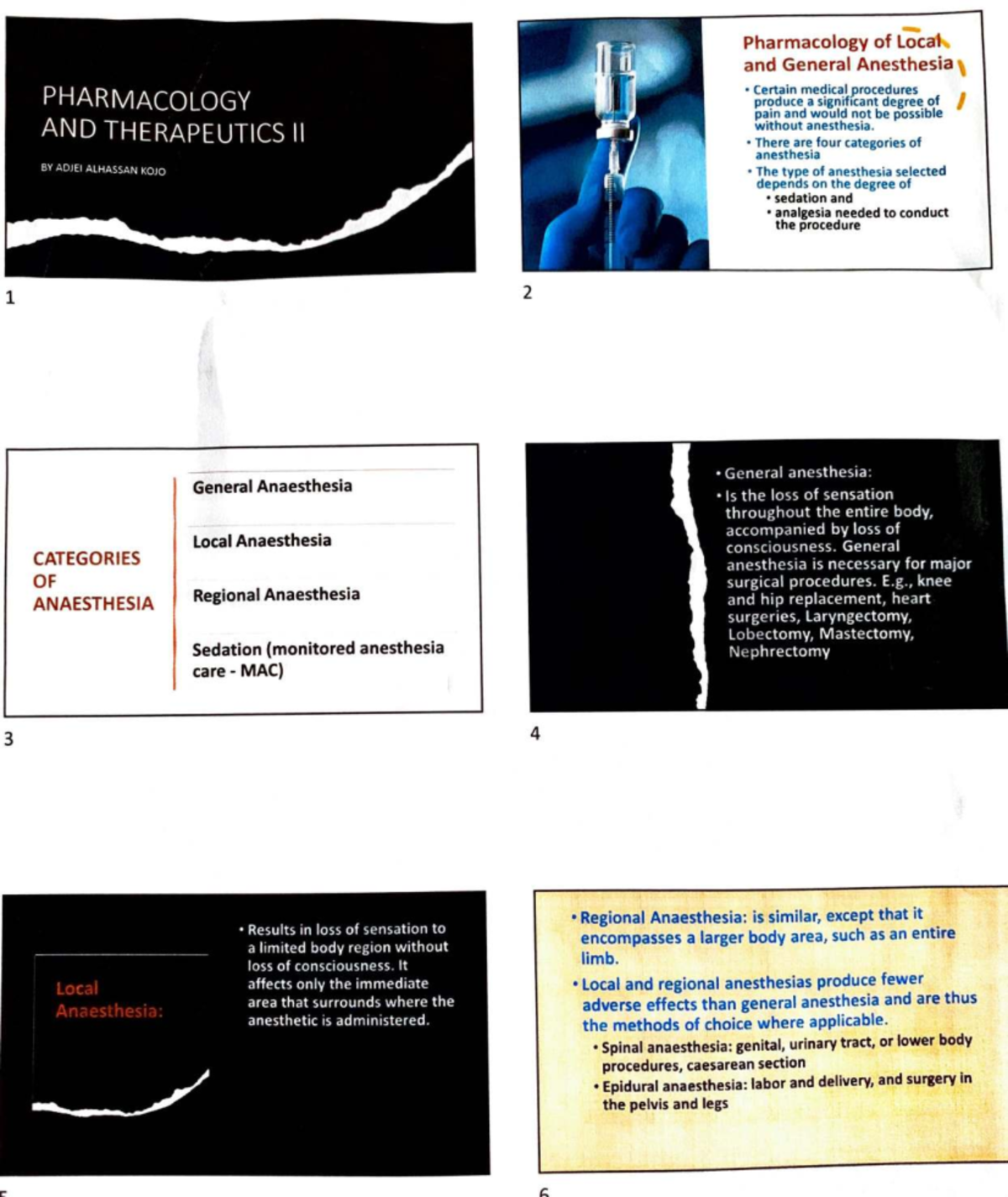 Pharmacology and General Anesthesia Overview - PHARMACOLOGY AND ...