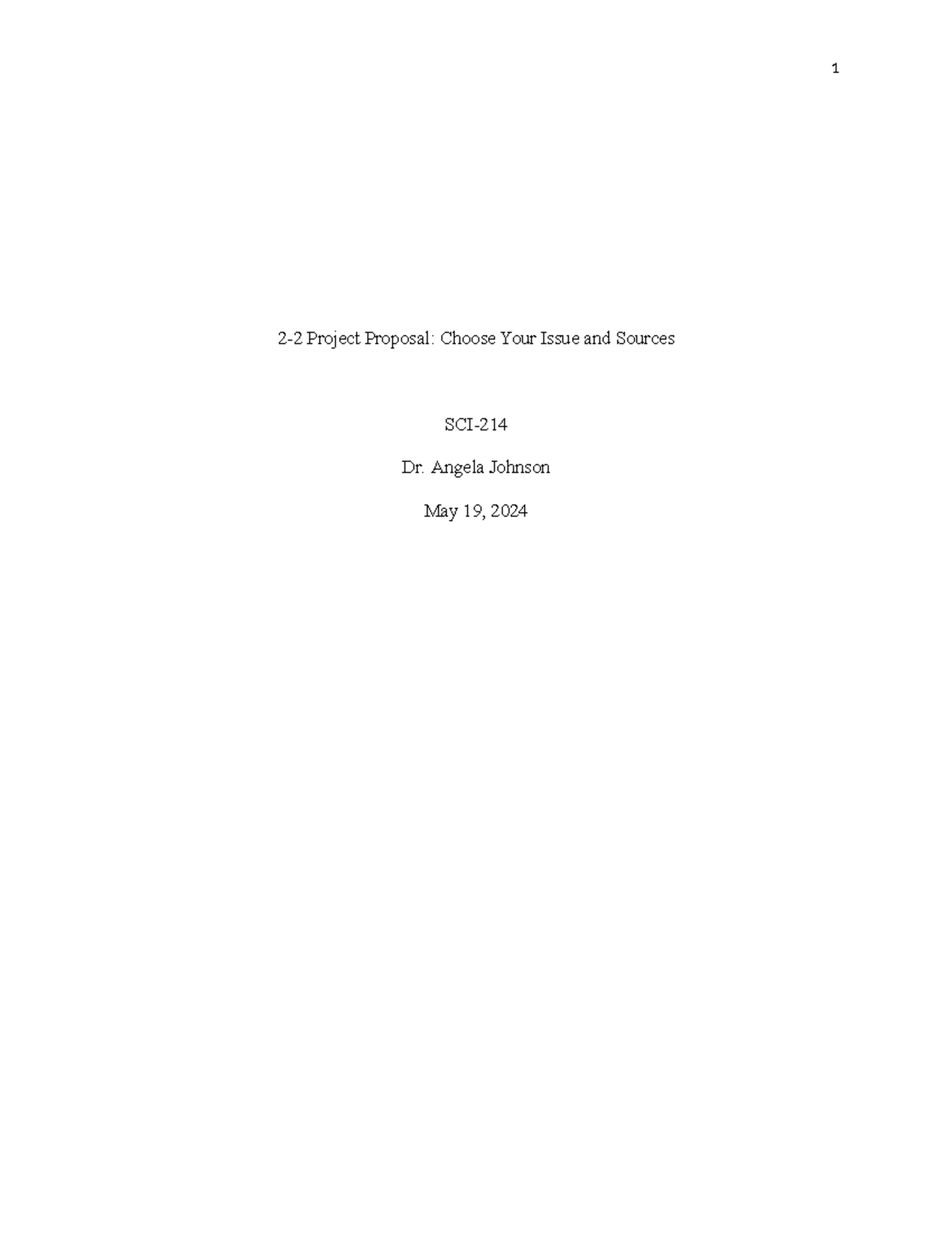 Project proposal: Evaluating sources on air pollution impacts in SCI ...