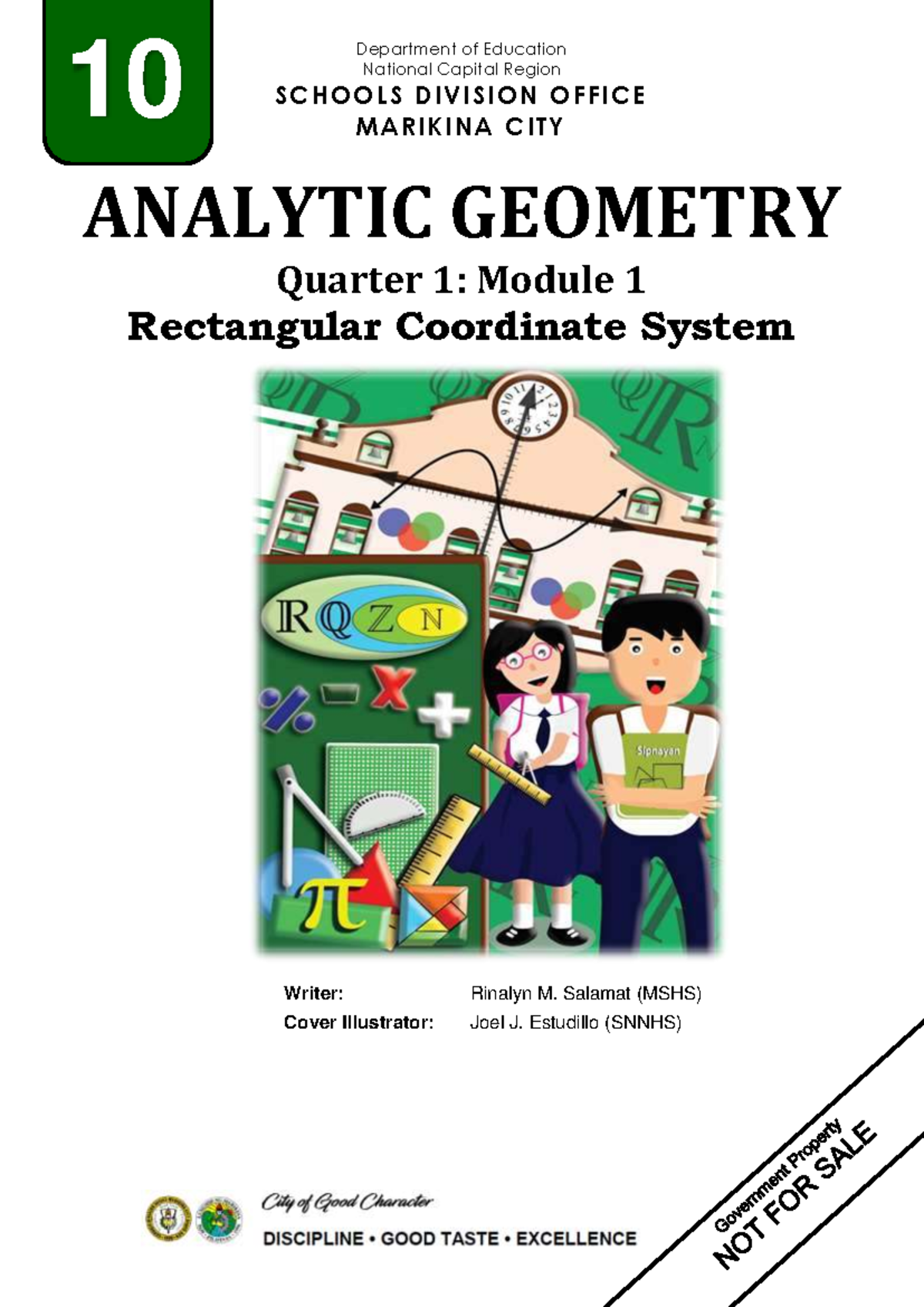 An Geom Q1 Module 1: Mastering the Rectangular Coordinate System - Studocu