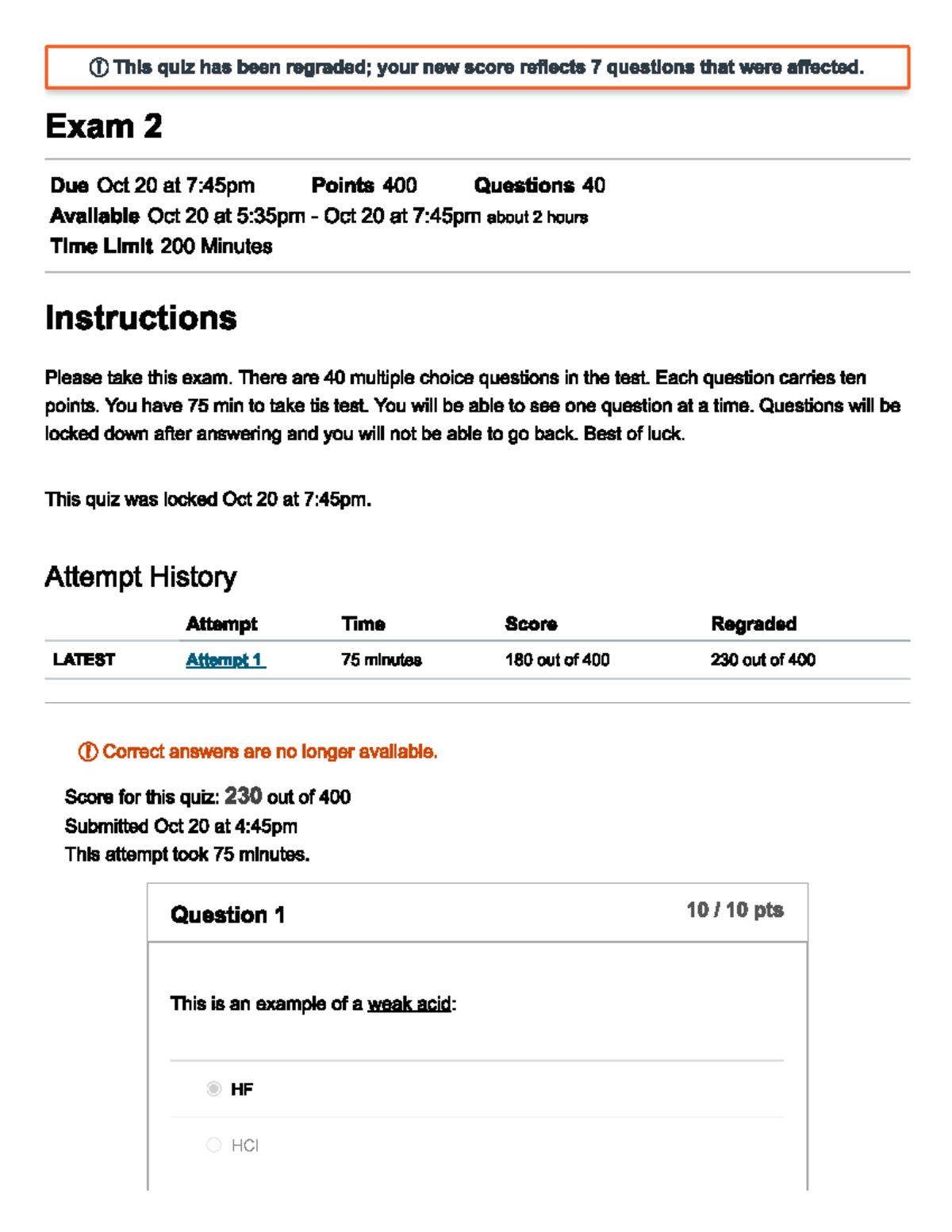 Test 2 - Test for practice - ! This quiz has been your new score ...