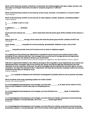 CMIS351 Assignment No. 1 - CMIS 351: Management Information Systems Building a Relational ...