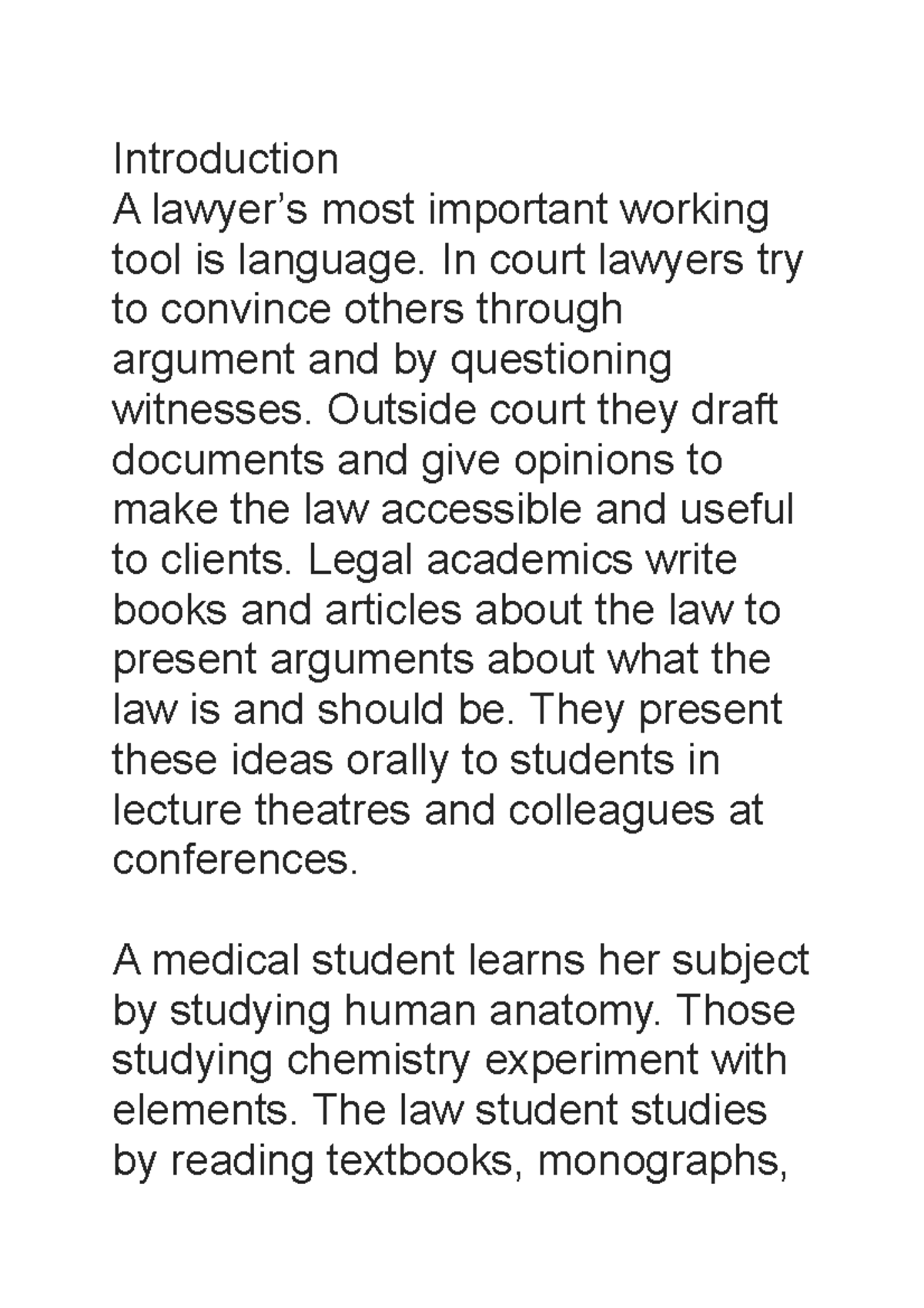 Chapter 16: The Role of Formal Legal Language in Law - Studocu