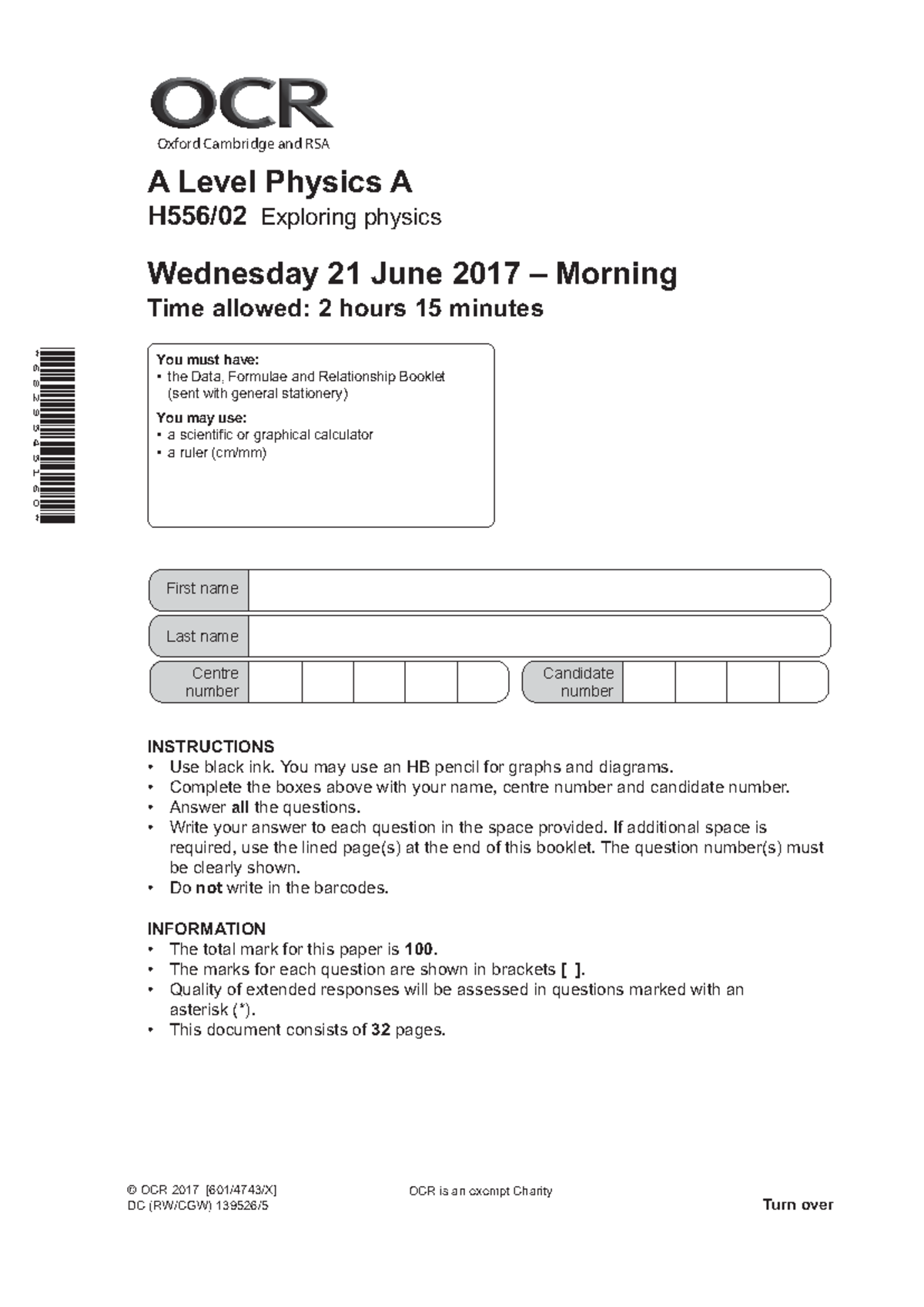 471908-H556/02-Exploring-Physics-Question-Paper-Complete-Guide - Studocu
