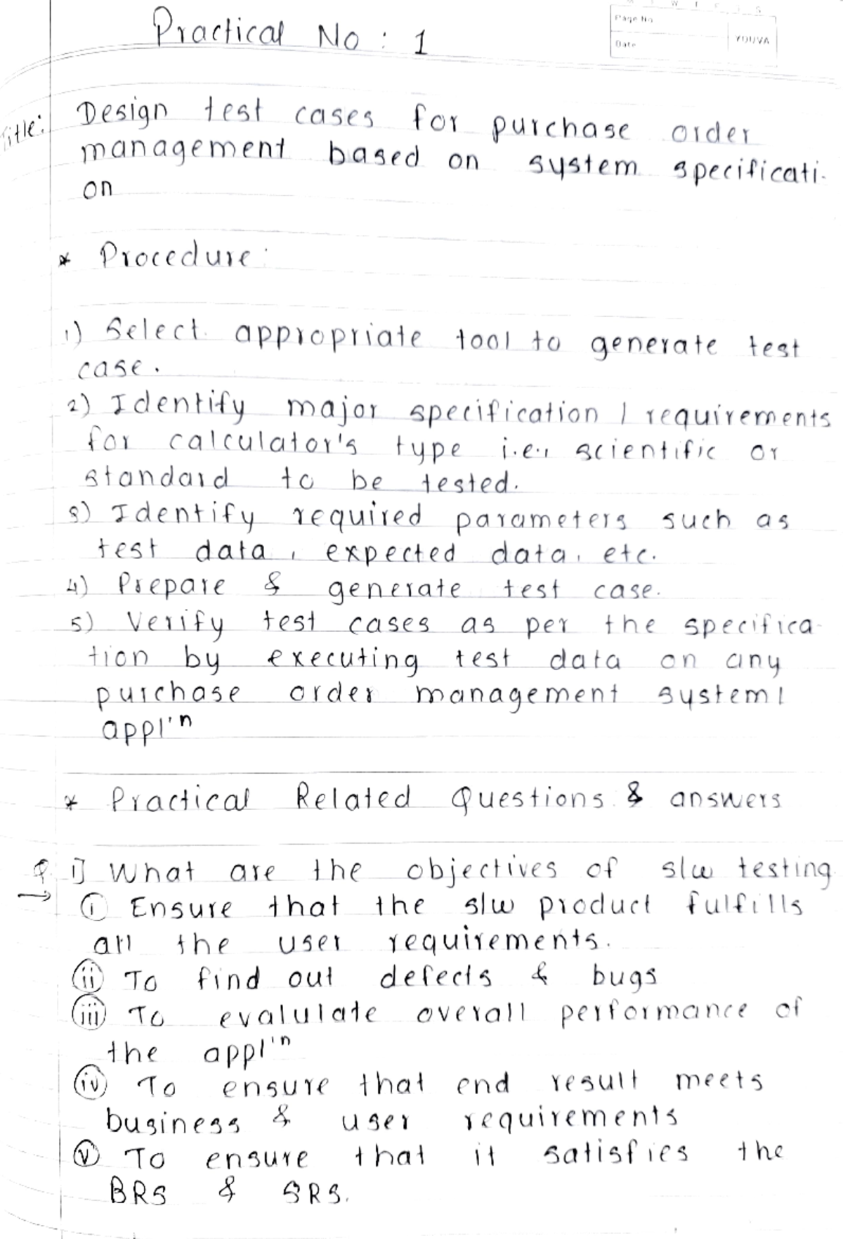 STE Practical Test Cases and Execution Guide - STE 101 - Studocu