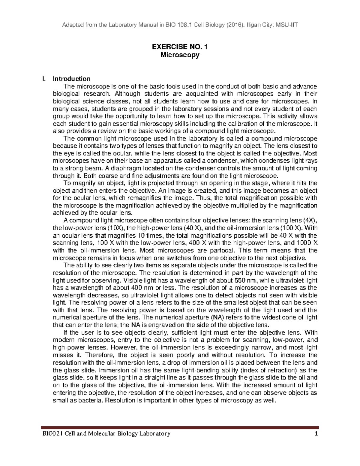 01 Microscopy - Digestive System Lp Lesson Plan: The Digestive System ...