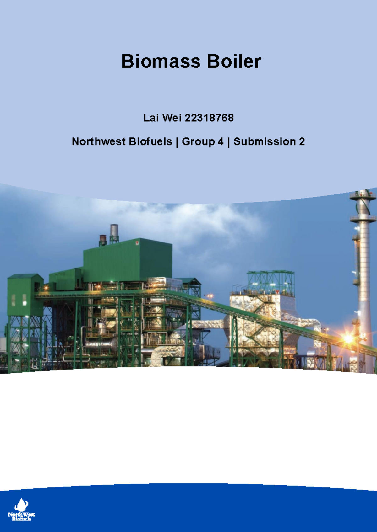 CHPR5550-Submission 2: Detailed Design of Biomass Boiler Systems - Studocu
