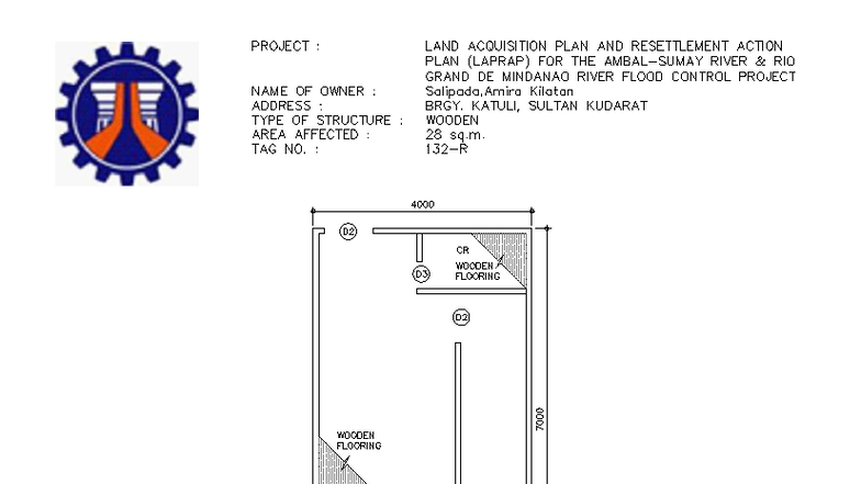ONE STOREY FLOOR PLAN - PROJECT : LAND ACQUISITION PLAN AND ...