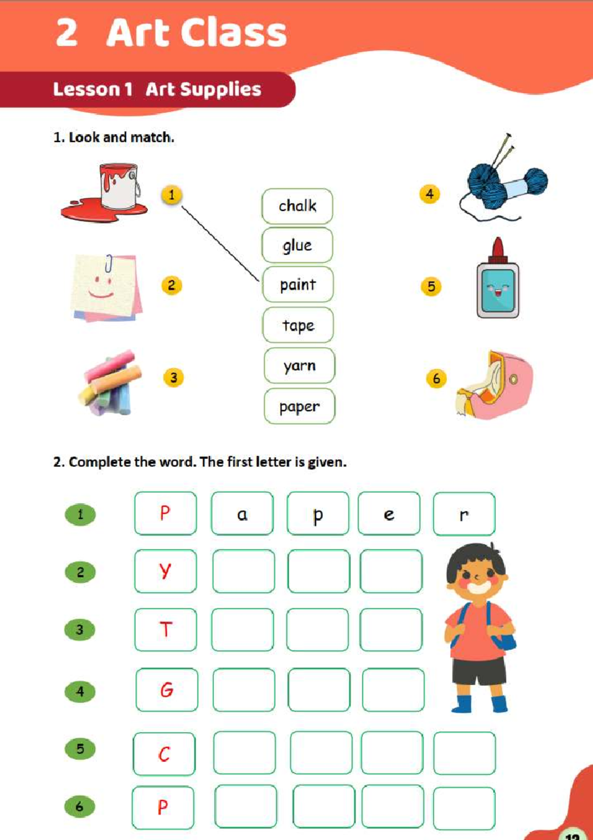 Art Class Lesson 1: Exploring Art Supplies and Colors - Studocu