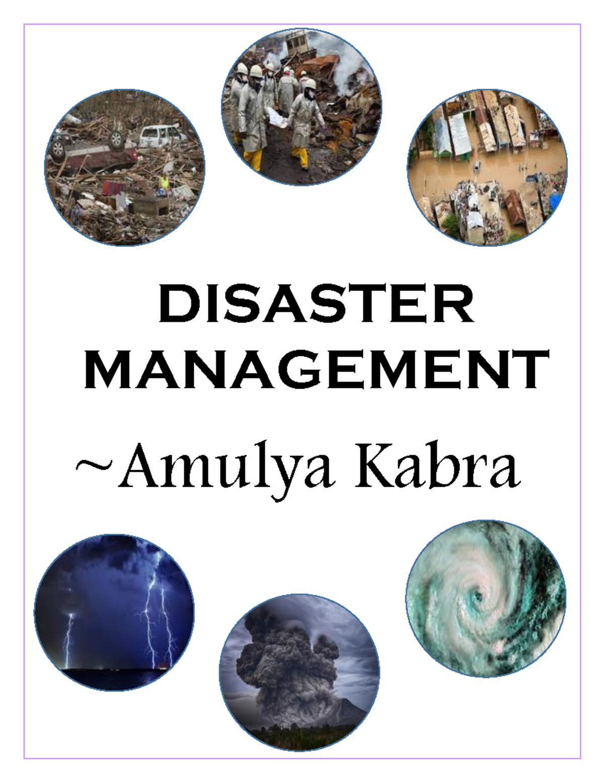 545602005-Sst-Class 9-Disaster Management Project Report - Studocu