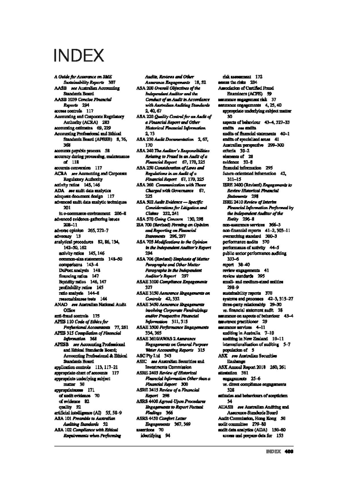 Study Guide Index for Assurance on SME Sustainability Reports (5th Ed ...