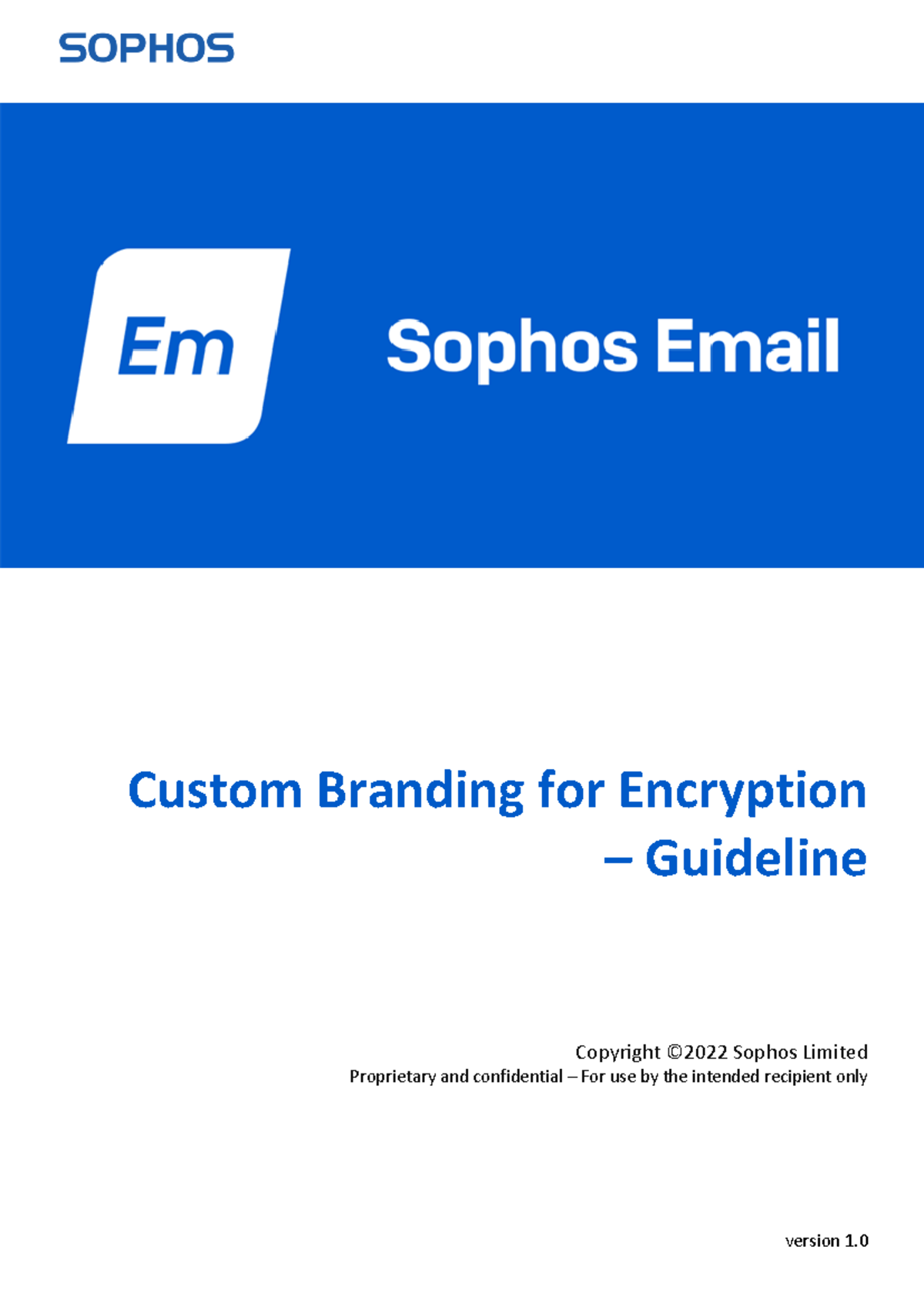 Custom Branding for Encryption Guidelines - Version 1.0 - Studocu
