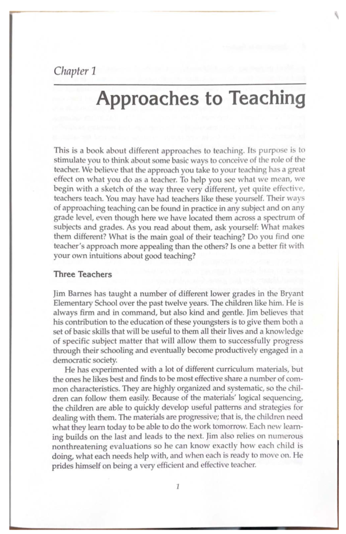 Chapter 1: Approaches to Teaching Strategies (EDU 101) - Studocu
