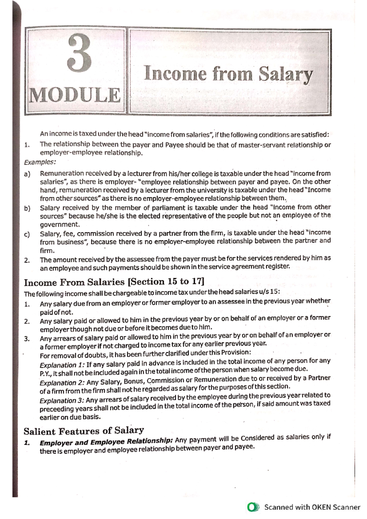 New Doc 11-03-2024 19 - TEXT BOOK CHAPTER 3 - 3 Income from Salary ...