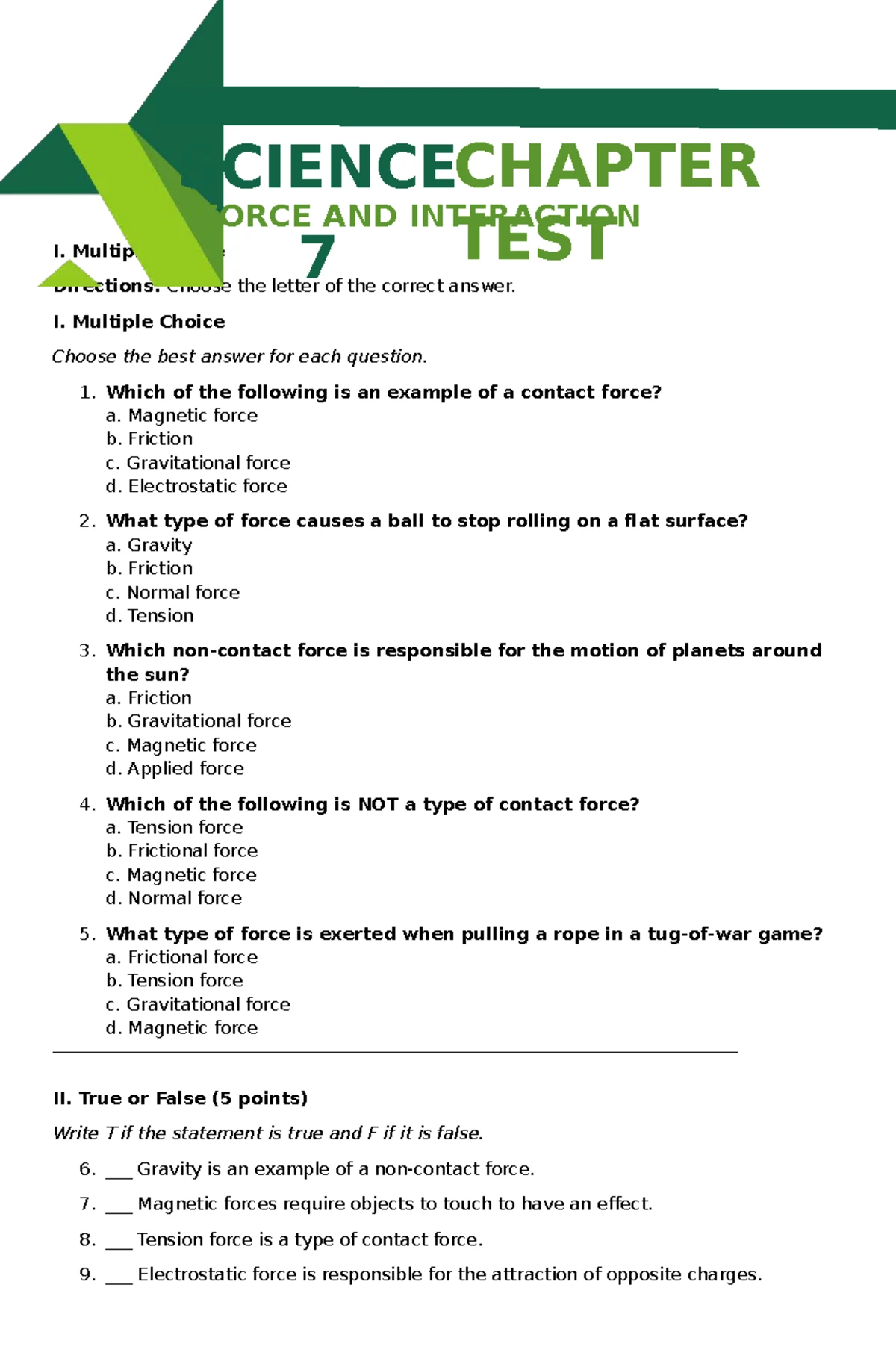 GRADE 7 BIOLOGY PRACTICE QUESTIONS: CELL STRUCTURE & REPRODUCTION - Studocu
