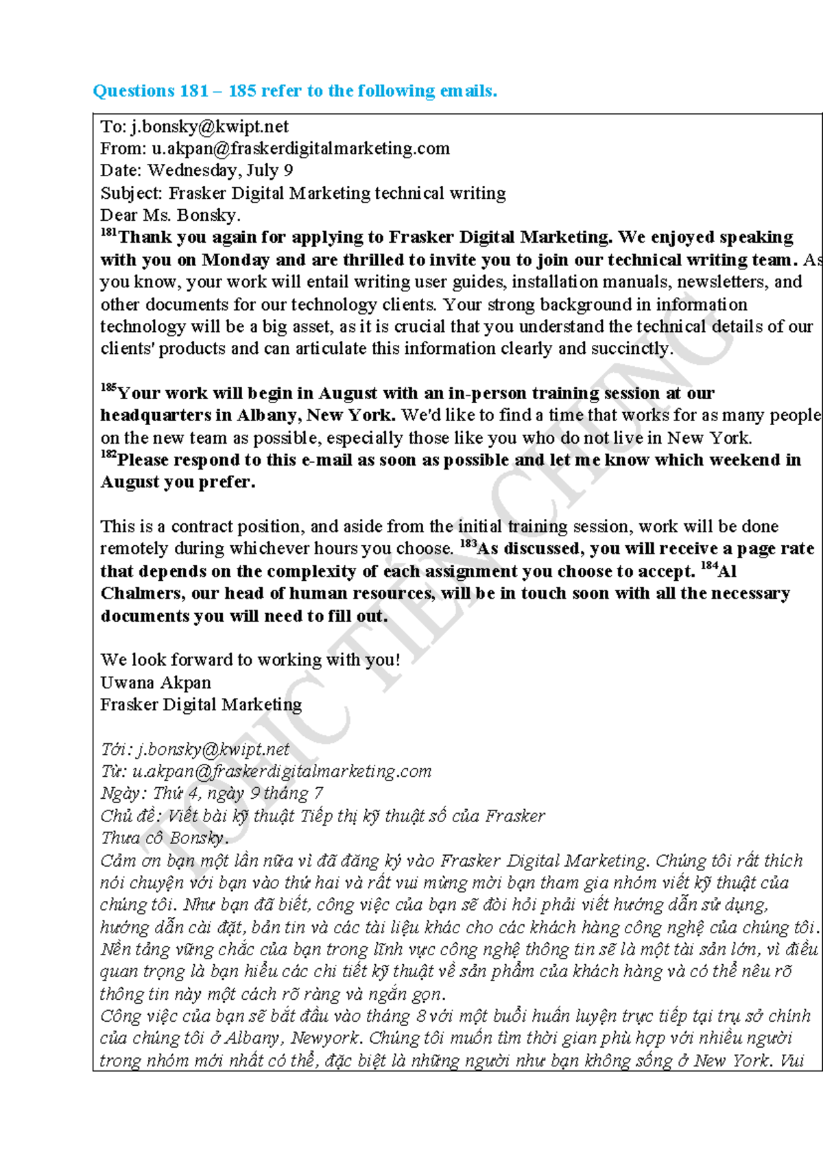 FDM Technical Writing Team Emails: Training & Job Offer Details - Studocu