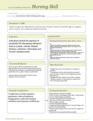 ATI system Disorder - Myocardial Infarction - ACTIVE LEARNING TEMPLATES ...