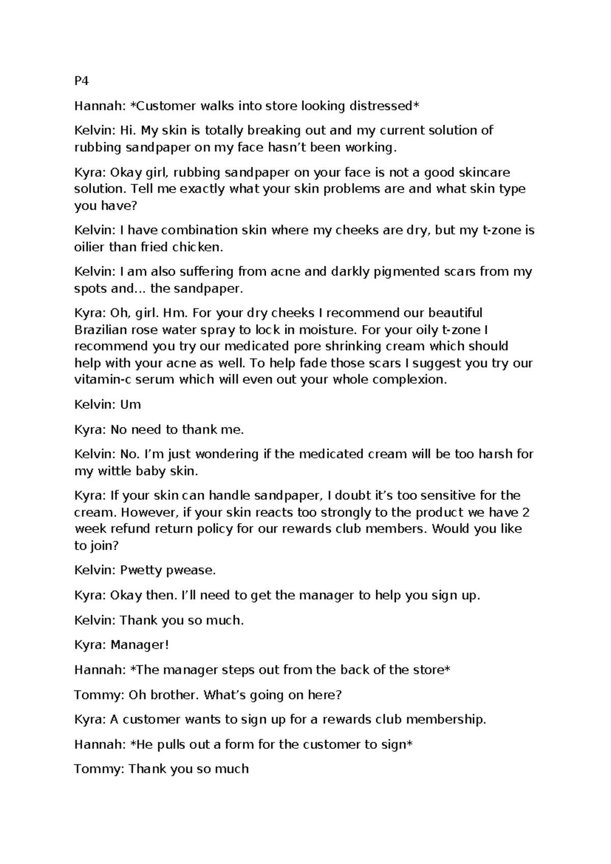 Unit 14 Assignment 2: Customer Service Skills Review and Improvement ...